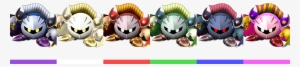 Meta Knight Palette - Meta Knight Skins Smash 4 - Free Transparent PNG ...