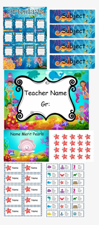 Classroom Theme - Underwater - Free Transparent PNG Download - PNGkey