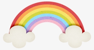 Rainbow With Clouds Clip Art - Rainbow Clipart - Free Transparent PNG ...