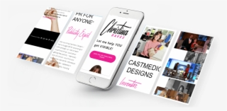 Client Website Portfolio Gallery - Mobile Phone - Free Transparent PNG ...