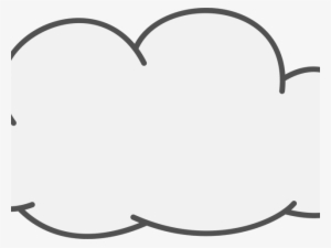 Transparent Cloud Outline - Line Art - Free Transparent PNG Download ...