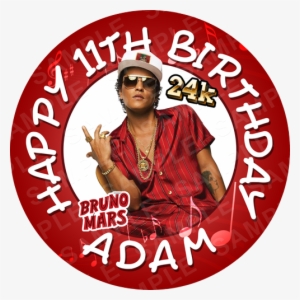 Bruno Mars Edible Cake Topper - 24k Magic - Sheet Music - Free ...