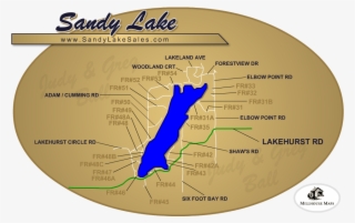 Lakefield Real Estate - Stoney Lake Map - Free Transparent PNG Download ...