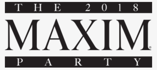 Maxim Party Logo 2018 - Maxim Magazine Png Logo - Free Transparent PNG ...