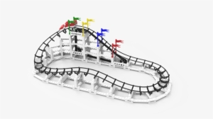 Cdx Blocks Little Dipper Roller Coaster - Free Transparent PNG Download ...