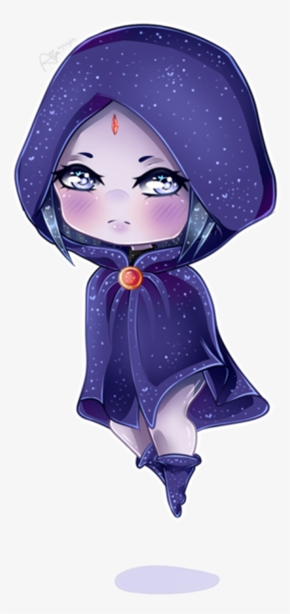 Teen Titans - Teen Titans Raven Chibi - Free Transparent PNG Download ...