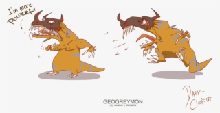 Geogreymon By Dark Clefita - Dark Geogreymon - Free Transparent PNG ...