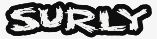 Surly - Surly Logo Sticker - Free Transparent PNG Download - PNGkey