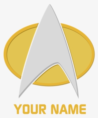 Star Trek Comm Badge Tng Png Logo - Star Trek Badge Png - Free ...