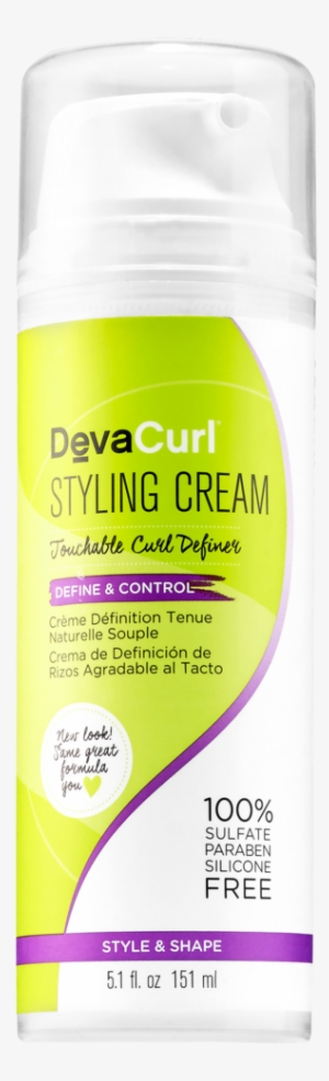 Devacurl Styling Cream Touchable Curl Definer - Free Transparent PNG Download - PNGkey