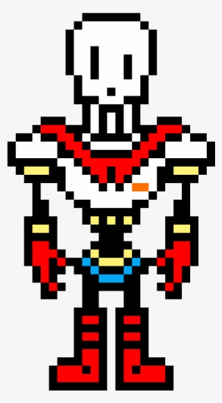 Papyrus Battle Sprites - Error Papyrus Pixel Art - Free Transparent PNG ...