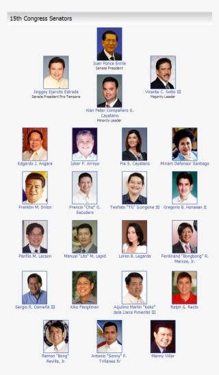 Image - Senators Of The Philippines 2010 - Free Transparent PNG ...
