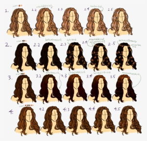 Jpg Transparent Library Colorful Drawing Hair - Art - Free Transparent ...