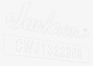 Jackson Guitar Serial Number Nhj - Calligraphy - Free Transparent PNG ...