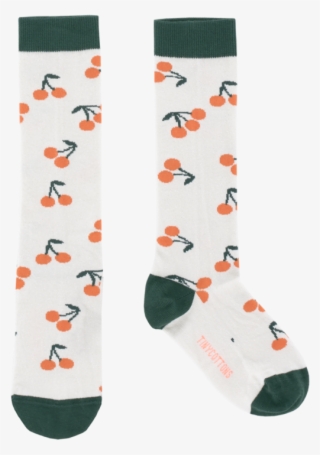 Tiny Cottons High Socks Cherries - Sock - Free Transparent PNG Download - PNGkey