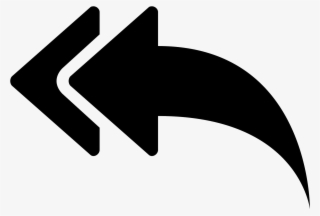Black Arrow Png Reply All Arrow Icon Free Download - Return Icon - Free ...