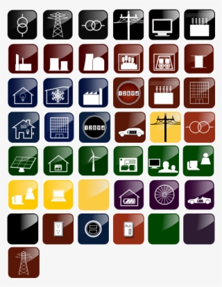 Smart Grid Icons Iia - Jpeg - Free Transparent PNG Download - PNGkey