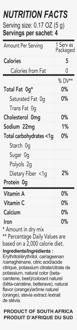 Orange Jelly - Simply Delish Jello Nutrition Facts - Free Transparent ...