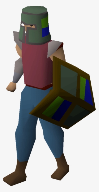 Adamant Armour Equipped - White Unicorn Mask Osrs - Free Transparent ...