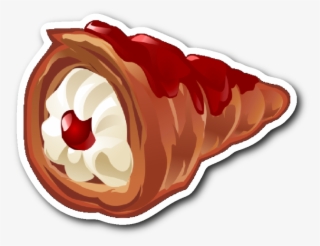 Creamy Roll Sticker - Dessert - Free Transparent PNG Download - PNGkey