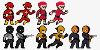 The Flash Pixel Art Collection - Flash Pixel Art - Free Transparent PNG ...