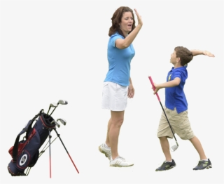 Jill Scally High Fives A Junior At A Beginner Golf - Golf - Free ...