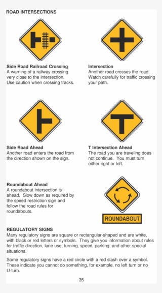 Road Intersections Side Road Railroad Crossing A Warning - Three-way ...