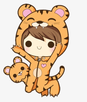 Tiger Chibi - Free Transparent PNG Download - PNGkey