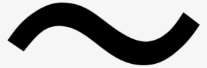The Tilde/"squiggly" /"flourish" - Tilde Svg - Free Transparent PNG ...