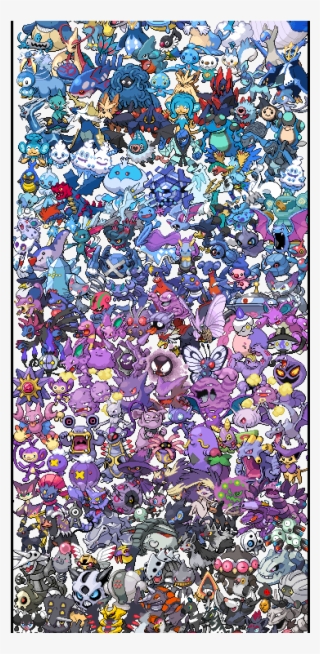 Pokémon Sprite Spectrum - Pokemon Color Spectrum - Free Transparent PNG ...