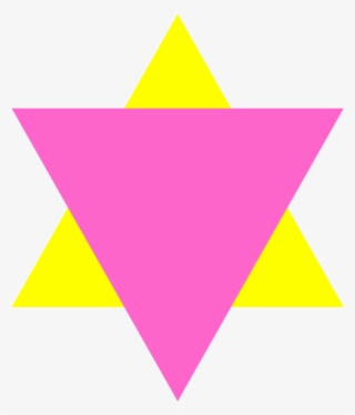 Pink Triangle Jew - Jewish Star Pink Triangle - Free Transparent PNG ...