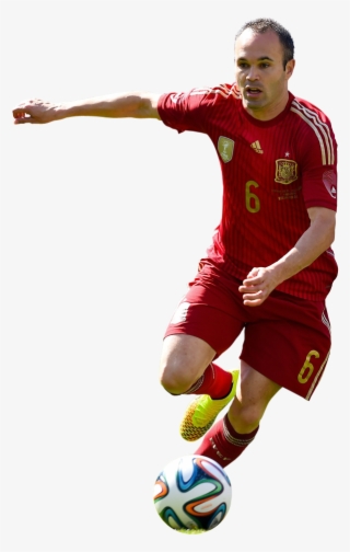 Andres Iniesta Render - Andres Iniesta Spain Png - Free Transparent PNG ...