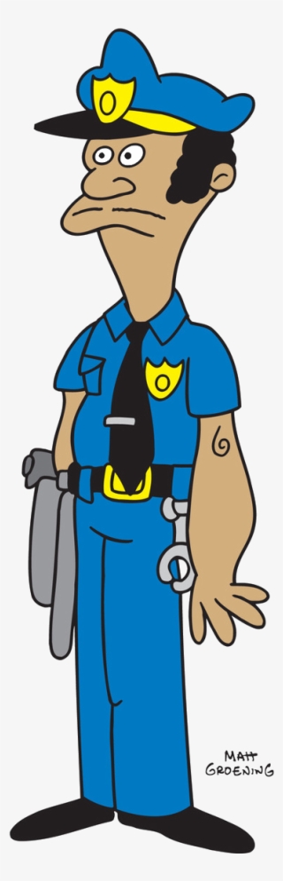 Lou - Police Simpsons Officer Lou - Free Transparent PNG Download - PNGkey