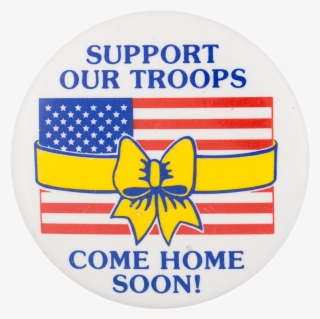 Support Our Troops - Support Our Troops Ribbon - Free Transparent PNG ...