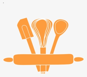 Orange Kitchen Utensils Clip Art At Clker - Kitchen Utensils Vector Png ...