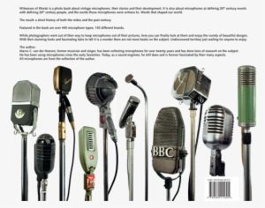 Wow Back Cover - Microphones Over The Years - Free Transparent PNG ...