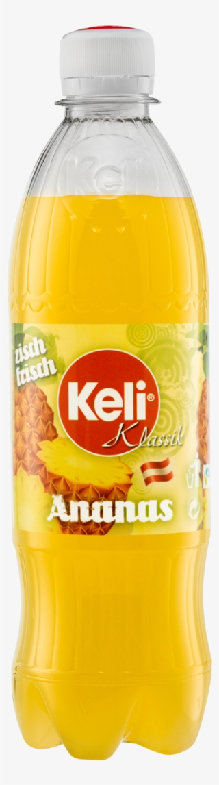 Keli 0,5l Pet Flasche Ananas - Keli - Free Transparent PNG Download ...