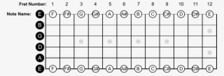 E String Note Names - Guitar - Free Transparent PNG Download - PNGkey