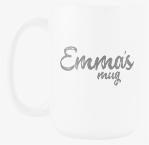 Emma 15oz White Mug - Mug - Free Transparent PNG Download - PNGkey