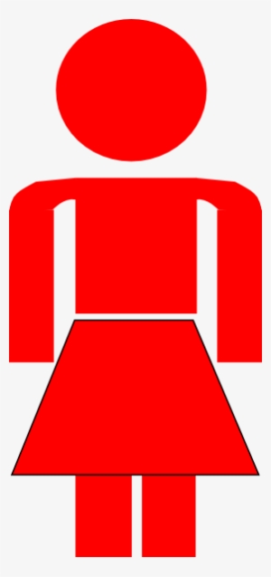 Red Lady Stick Figure Svg Clip Arts 282 X 599 Px - Free Transparent PNG ...