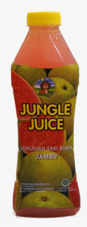 Jungle Juice Guava 1 Lt - Plastic Bottle - Free Transparent PNG ...