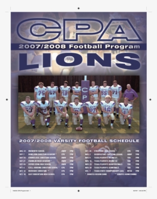Football Program Template Free Sports Roster Template - Sports - Free ...