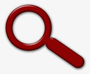 086837 Simple Red Glossy Icon Business Magnifying Glass - Android ...