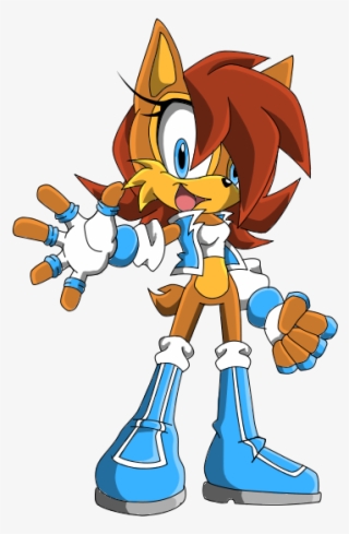 Sonic Team Sally By Karlight Kera Gatchi - Cartoon - Free Transparent ...