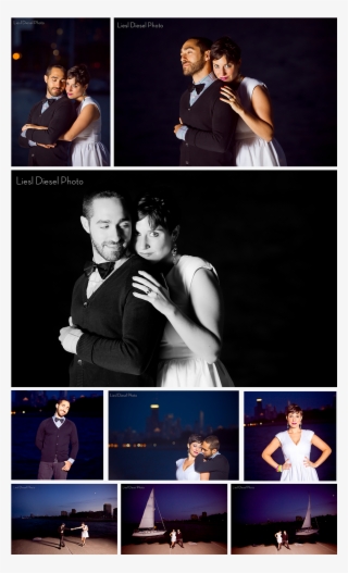 Lake Michigan Night Portraits Chicago Skyline - Free Transparent PNG ...