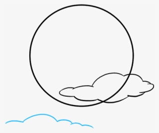 Moon Sketch With Transparent Background - Drawing - Free Transparent ...