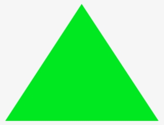 Green Triangle - Coloured Isosceles Triangle - Free Transparent PNG ...