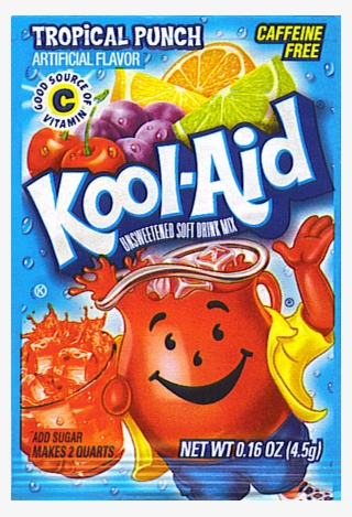Kool Aid Tropical Punch Packet - Free Transparent PNG Download - PNGkey