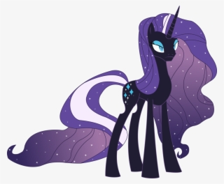 Edited Version Of That Nightmare Moon Vector I Did - Nightmare Rarity ...