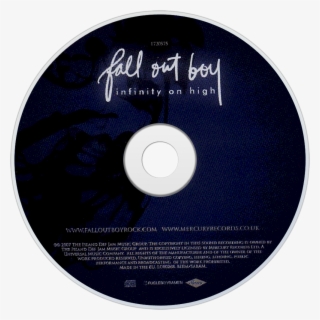 Fall Out Boy Infinity On High Cd Disc Image - Infinity On High Disc ...